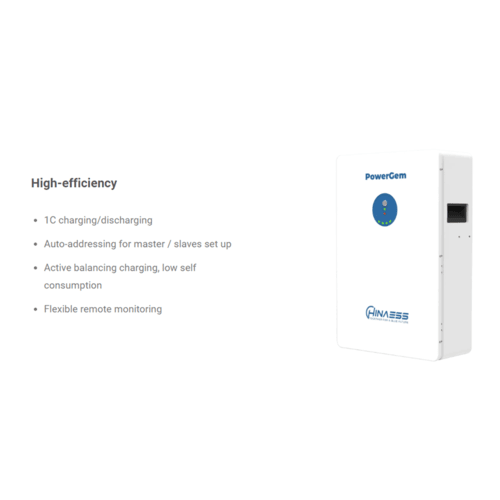 Hina ESS Lithium Ion Battery 5.1kWh – PowerGem - Solar Energy Systems ...